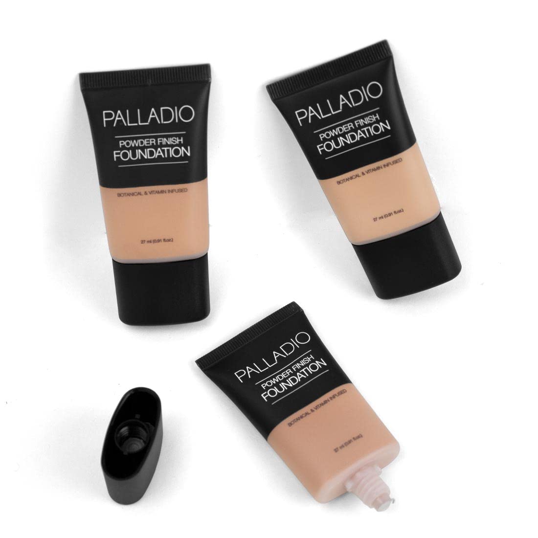 Palladio Liquid Foundation Ounce, Sandy Beige, 0.91 Fl Oz