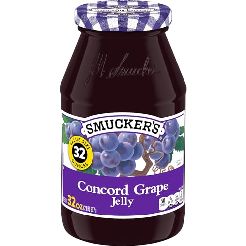 Smucker's Concord Grape Jelly, 32 Ounces (Pack of 6)