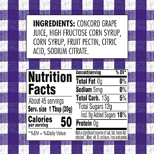 Smucker's Concord Grape Jelly, 32 Ounces (Pack of 6)