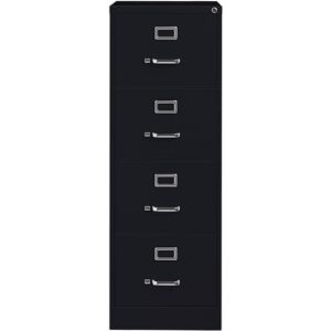 Lorell Fortress File Cabinet, Black