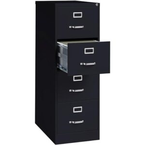 Lorell Fortress File Cabinet, Black