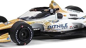 Dallara IndyCar #21 Rinus VeeKay Bitnile Ed Carpenter Racing NTT IndyCar Series (2023) 1/64 Diecast Model Car by Greenlight 11572