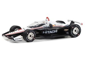 dallara indycar #2 josef newgarden hitachi team penske ntt indycar series (2023) 1/64 diecast model car by greenlight 11575