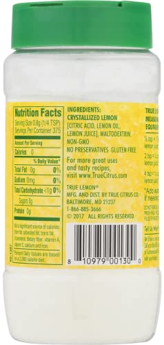 True Lemon Crystalized Lemon Shaker, 10.6 oz