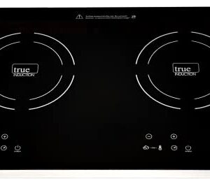 True Induction TI-2C Cooktop, Double Burner, Energy Efficient, Black