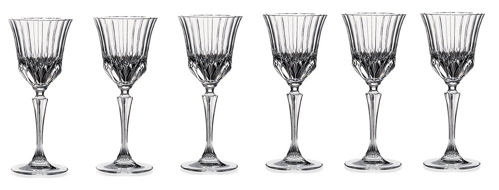 RCR Crystal Adagio Collection Wine Glass Set