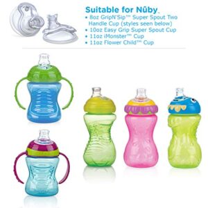 Nuby 2-Pack Super Spout Standard Top Replacements