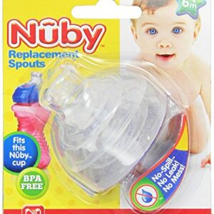 Nuby 2-Pack Super Spout Standard Top Replacements