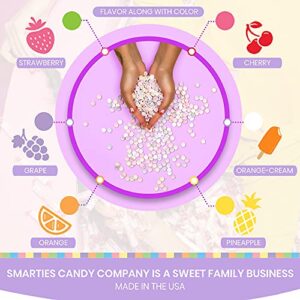 Smarties Candy Necklace Individually Wrapped Gluten Free & Vegan Fruit Flavored Bulk Candy on Stretch String Perfect Party Favors Birthdays & Celebrations 100% Worry Free Hard Candy Box - 24 Count