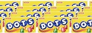 DOTS Individually Wrapped Candy - Original Gummy Candy Flavors - Cherry, Lime, Orange, Lemon & Strawberry - Gluten Free, Kosher & Peanut Free Gumdrops - Bulk 17ct Mini Dots Candy Boxes