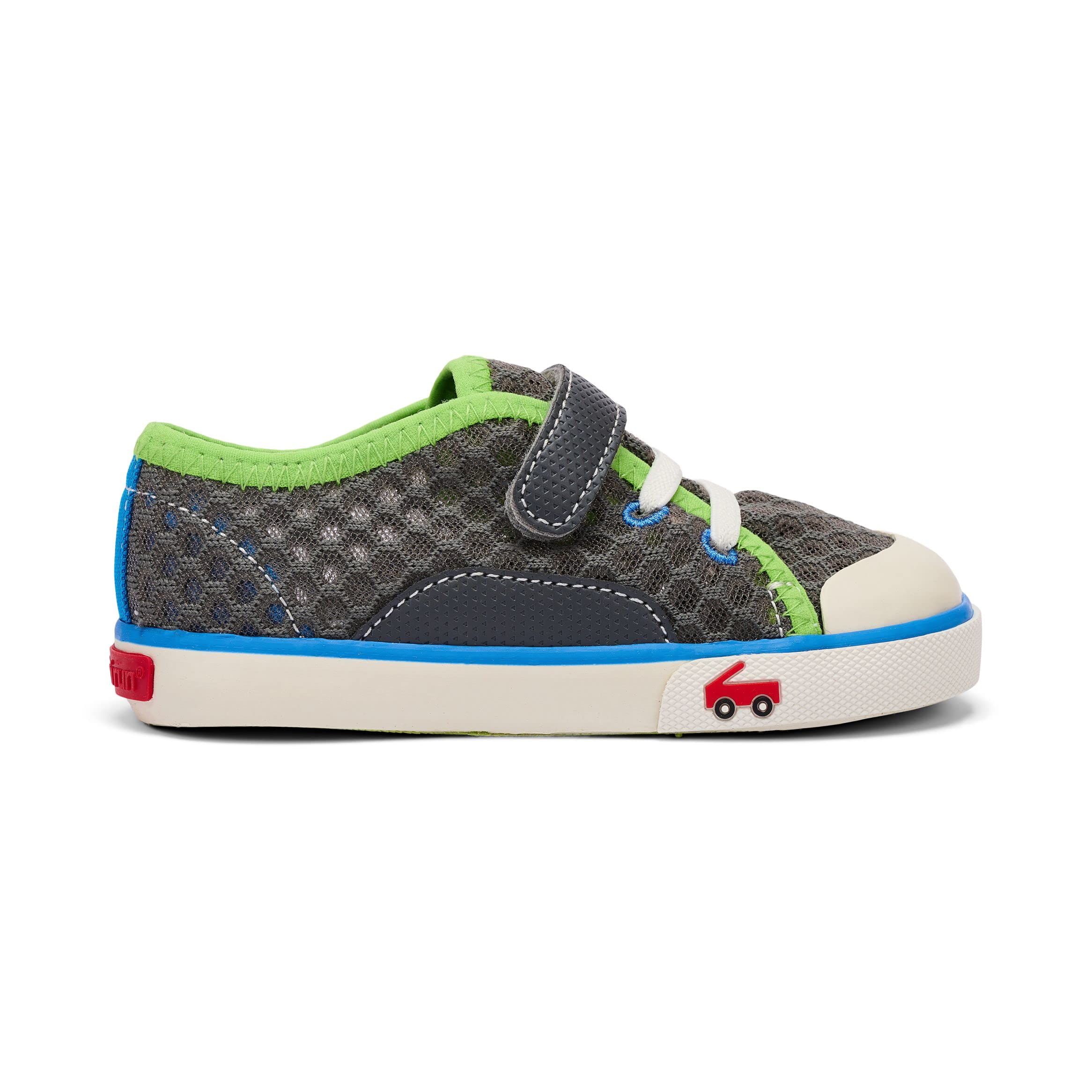 See Kai Run - Saylor Gray/Lime Size 7