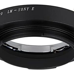 Fotodiox Pro Lens Mount Adapter - Compatible with Leica M Lens to Sony Alpha E-Mount Mirrorless Cameras