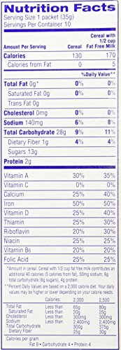 Cream of Wheat Instant Hot Cereal, Maple Brown Sugar, 12.3 Ounce