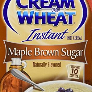 Cream of Wheat Instant Hot Cereal, Maple Brown Sugar, 12.3 Ounce