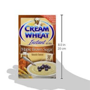 Cream of Wheat Instant Hot Cereal, Maple Brown Sugar, 12.3 Ounce