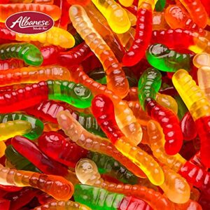 Albanese World's Best Mini Assorted Fruit Gummi Worms, 5lbs of Easter Candy, Great Easter Basket Stuffers