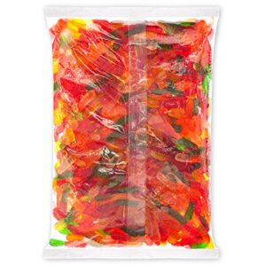 Albanese World's Best Mini Assorted Fruit Gummi Worms, 5lbs of Easter Candy, Great Easter Basket Stuffers