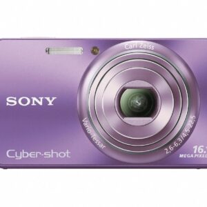 Sony Cyber-Shot DSC-W570 16.1 MP Digital Still Camera with Carl Zeiss Vario-Tessar 5x Wide-Angle Optical Zoom Lens and 2.7-inch LCD (Violet)