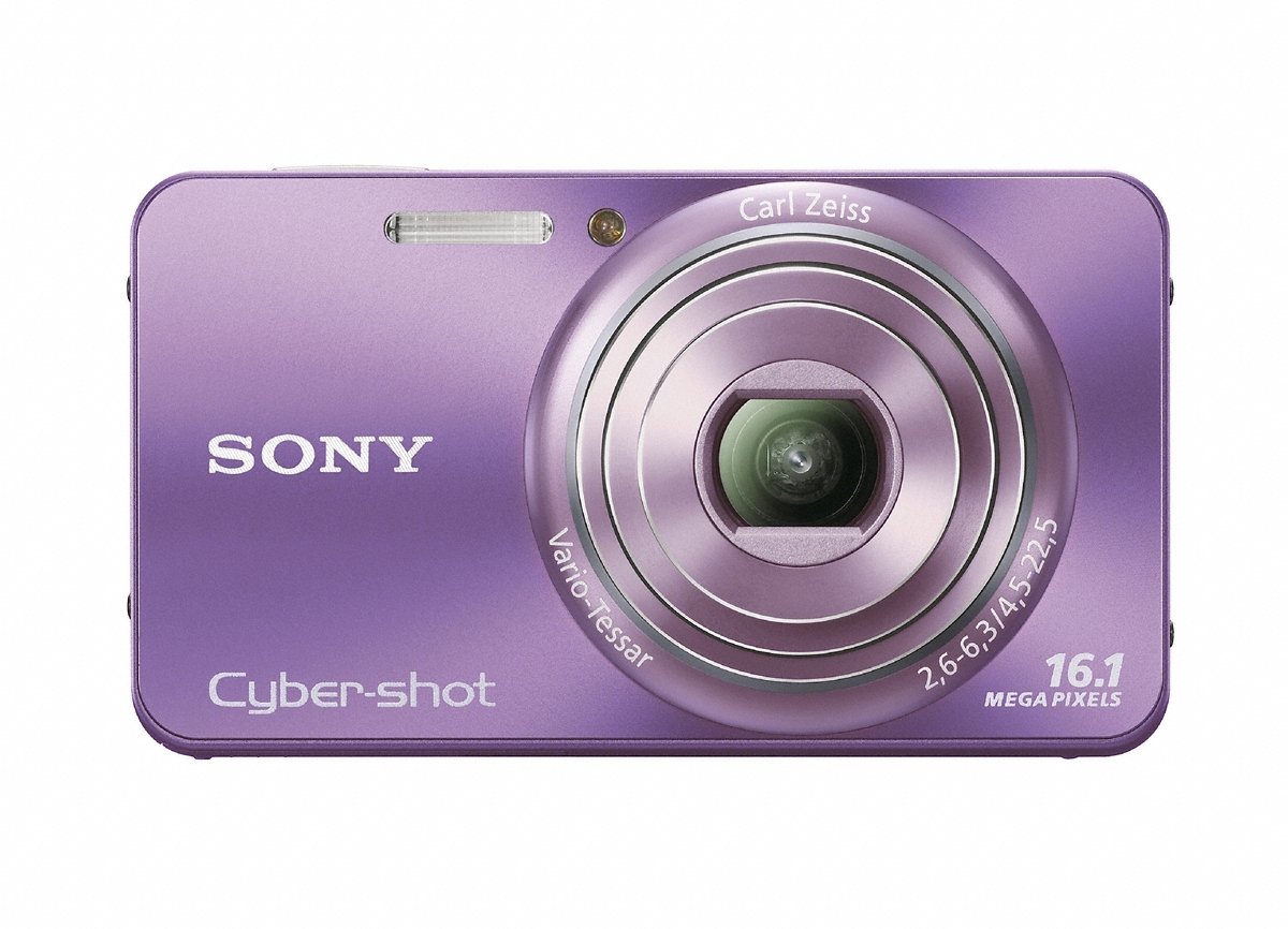 Sony Cyber-Shot DSC-W570 16.1 MP Digital Still Camera with Carl Zeiss Vario-Tessar 5x Wide-Angle Optical Zoom Lens and 2.7-inch LCD (Violet)