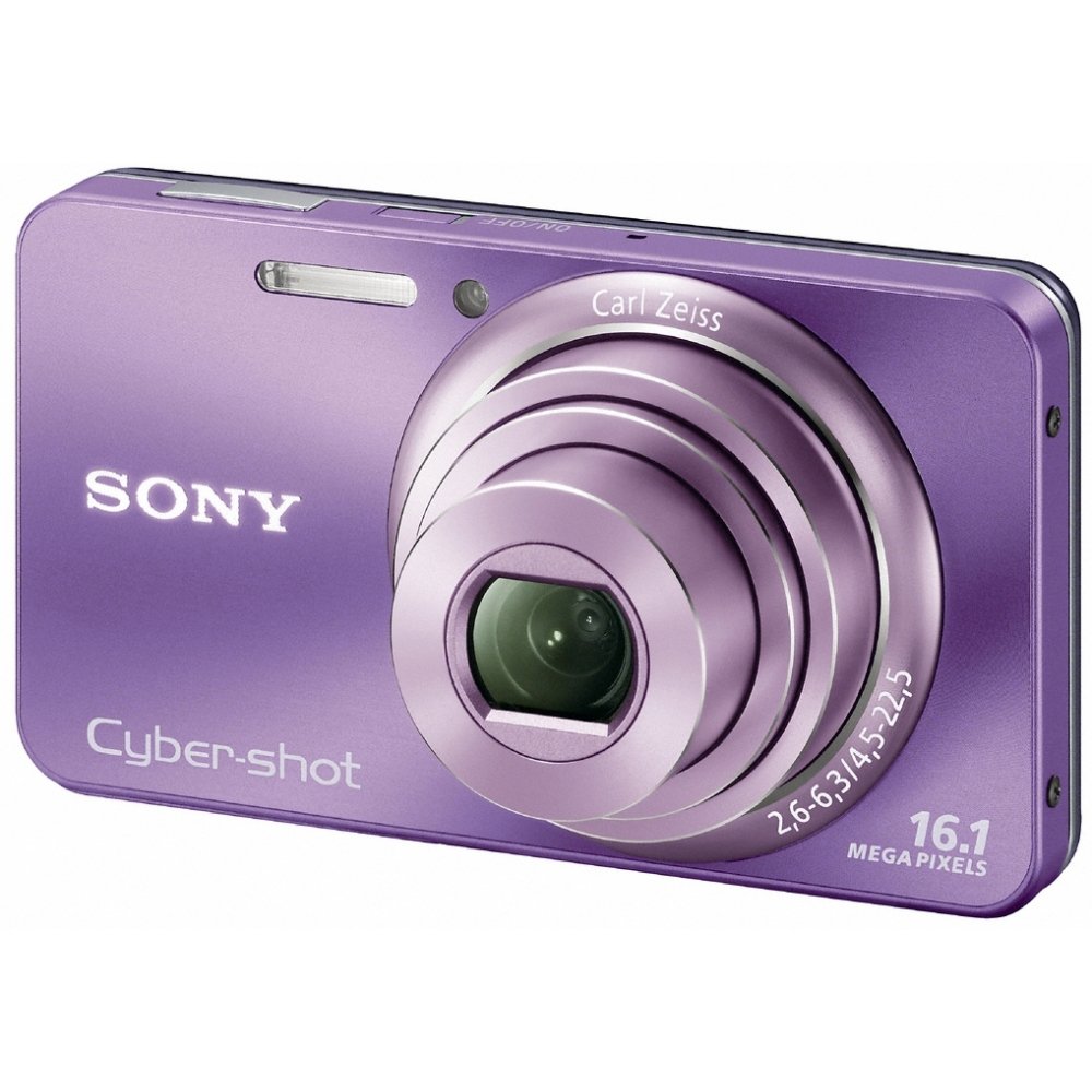 Sony Cyber-Shot DSC-W570 16.1 MP Digital Still Camera with Carl Zeiss Vario-Tessar 5x Wide-Angle Optical Zoom Lens and 2.7-inch LCD (Violet)