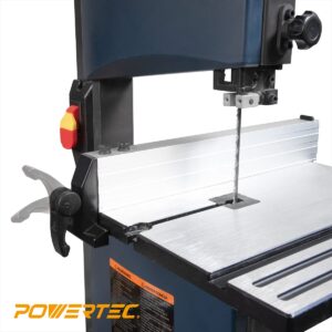 POWERTEC BS900RF Rip Fence for POWERTEC BS900 Wood Band Saw and Similar Band Saws with a Work Table Size of 11-1/8” to 11-13/16”