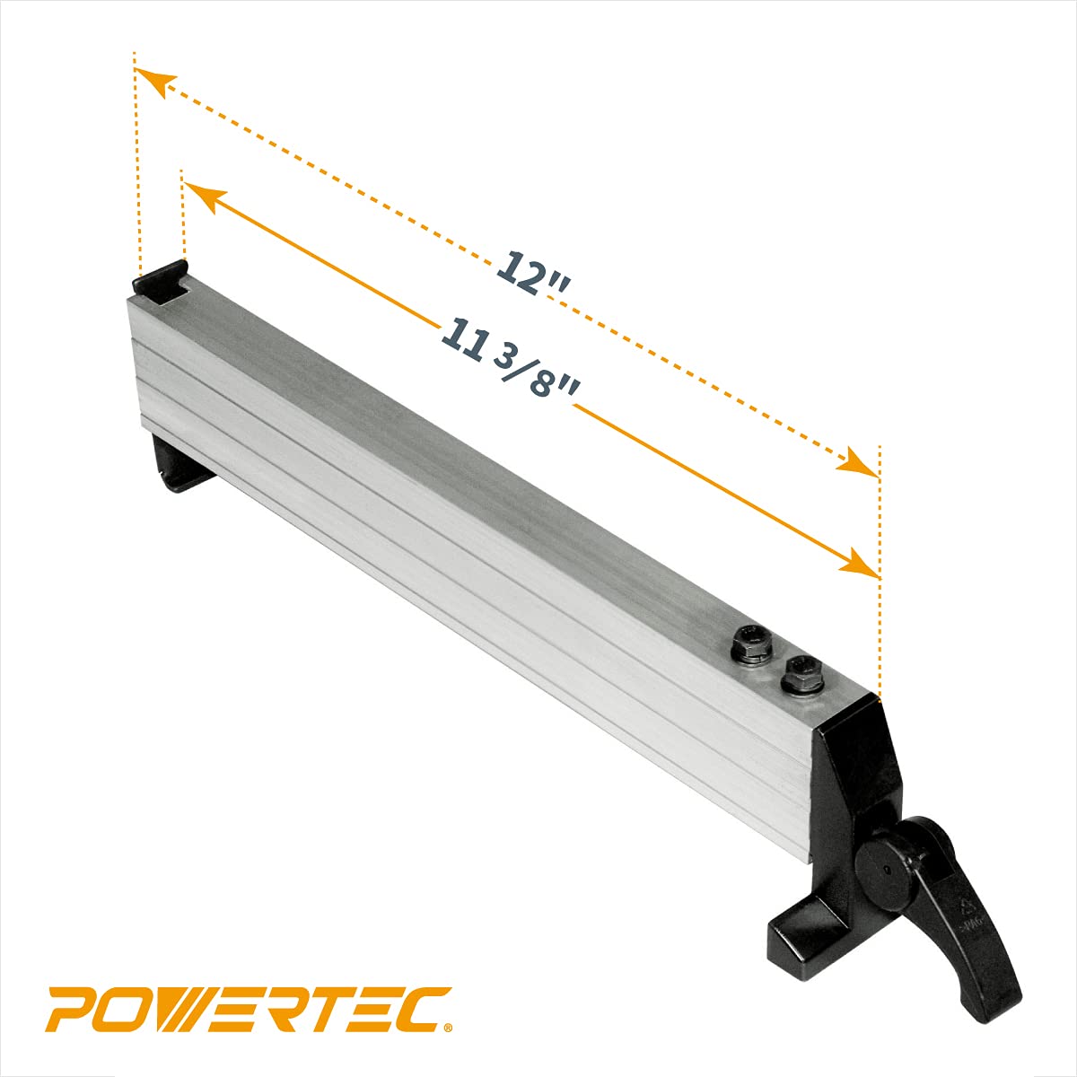 POWERTEC BS900RF Rip Fence for POWERTEC BS900 Wood Band Saw and Similar Band Saws with a Work Table Size of 11-1/8” to 11-13/16”