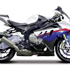 Maisto 1/12 BMW S1000Rr Motorcycle, White/Red/Blue Multi