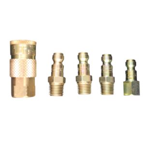 milton - s215 s-215 1/4" npt t style coupler and plug kit - 5 piece