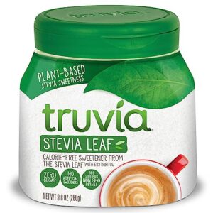 truvia original calorie-free sweetener from the stevia leaf spoonable (9.8 ounce stevia jar)