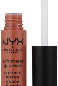 NYX PROFESSIONAL MAKEUP Soft Matte Lip Cream, Lightweight Liquid Lipstick - Abu Dhabi (Deep Rose-Beige)