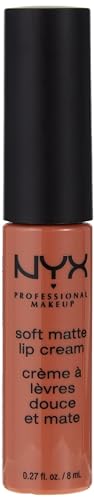 NYX PROFESSIONAL MAKEUP Soft Matte Lip Cream, Lightweight Liquid Lipstick - Abu Dhabi (Deep Rose-Beige)