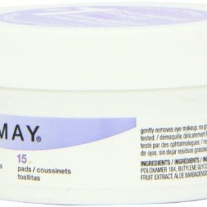 Almay Oil Free Eye Makeup Remover Pads, 15 Count in 1 box