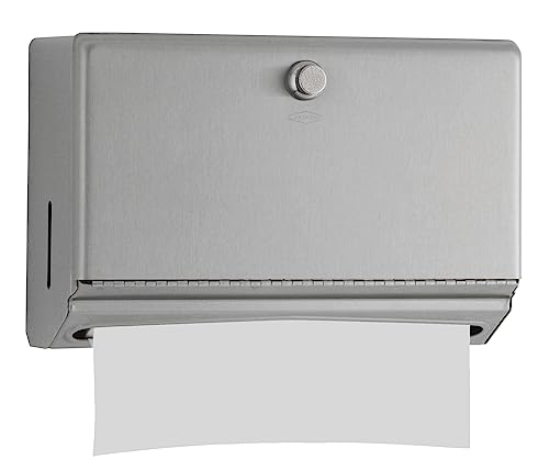 Bobrick Surface-Mounted Paper Towel Dispenser, 10.75 X 4 X 7.13, Stainless Steel