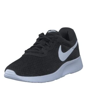 Nike Girls Low-Top Sneakers, Black/White, 5 Big Kid