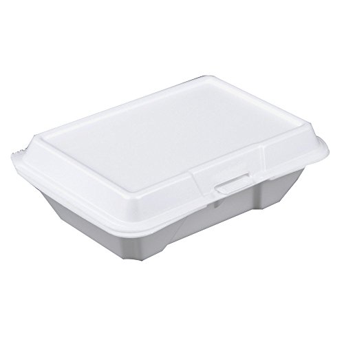 Dart 206HT1 White Foam Container, 9"x6"x3" - 200 per case