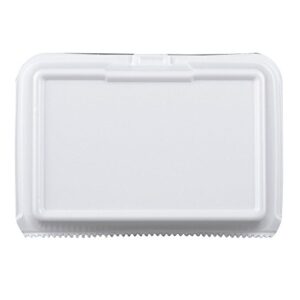 Dart 206HT1 White Foam Container, 9"x6"x3" - 200 per case