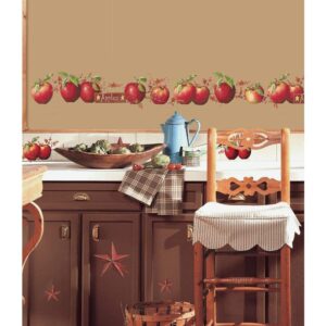 RoomMates RMK1570SCS Rustic Country Apples Peel and Stick Wall Decals