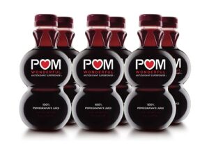 pom wonderful, 100% pomegranate juice, 16 fl oz bottle (pack of 6)