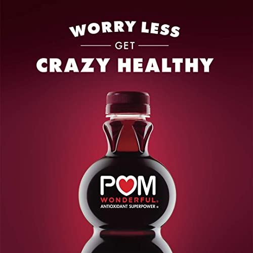 POM Wonderful, 100% Pomegranate Juice, 16 Fl Oz Bottle (Pack of 6)