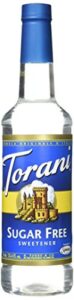 torani sugar free syrup, sweetener, 25.4 ounce (pack of 1)