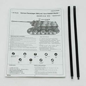 Trumpeter 1/35 German Panzerjager 39(H) with 7.5 cm Pak 40/3 Anti-Tank Gun (Marder I)