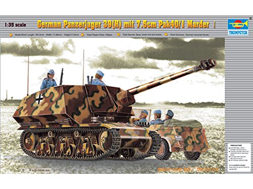 Trumpeter 1/35 German Panzerjager 39(H) with 7.5 cm Pak 40/3 Anti-Tank Gun (Marder I)