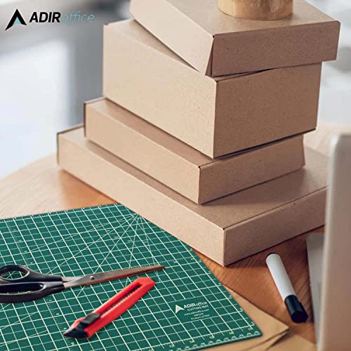 Adir Corp. Self Healing Cutting Mat - 18x24 Inches, 5 Layers Double Sided Cutting Mat for Crafts - Reversible Non-Slip Cutting Pad with Grid