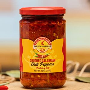 Crushed Calabrian Chili Pepper, Paste/Spread/Sauce, Hot, Savory, Delicious, TuttoCalabria,10 oz, (285g)