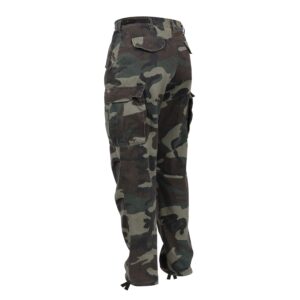 Rothco Vintage M-65 Field Pants, Woodland Camo, Medium