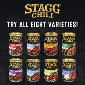 STAGG Classic Chili With Beans, Canned Chili, 15 oz, Pack of 12