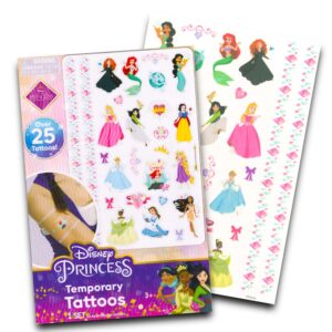 Disney Princess Over 50 Temporary Tattoos