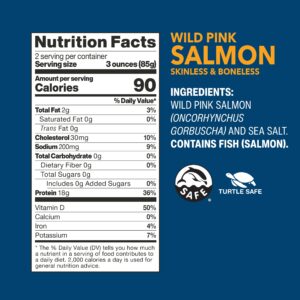 Wild Planet, Wild Pink Salmon, Canned Salmon, Sustainably Wild-Caught, Non-GMO, Kosher 6 Ounce, (Pack of 12)