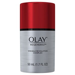 wrinkle cream by olay regenerist anti-aging wrinkle revolution complex moisturizer plus primer, 50 ml