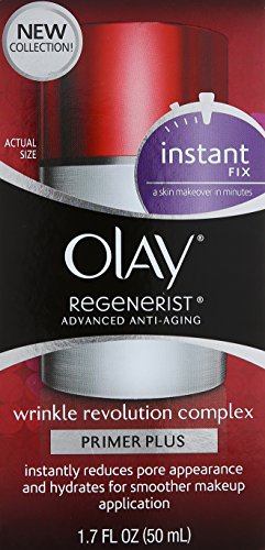 Wrinkle Cream by Olay Regenerist Anti-Aging Wrinkle Revolution Complex Moisturizer Plus Primer, 50 mL